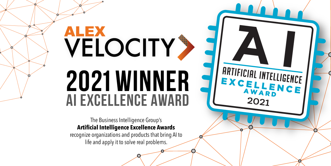 ALEX Velocity Named Winner in 2021 Artificial Intelligence Excellence ...