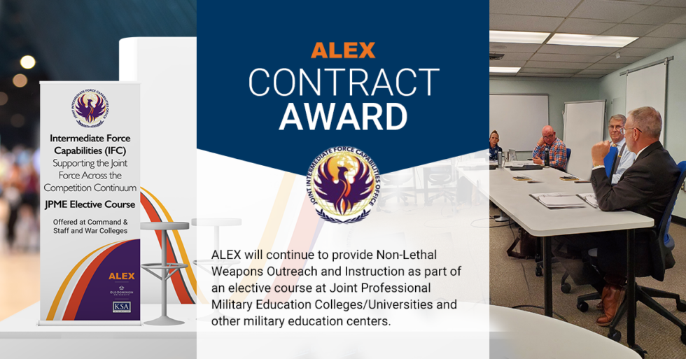New Contract Award: Joint Non-Lethal Intermediate Force Capabilities ...